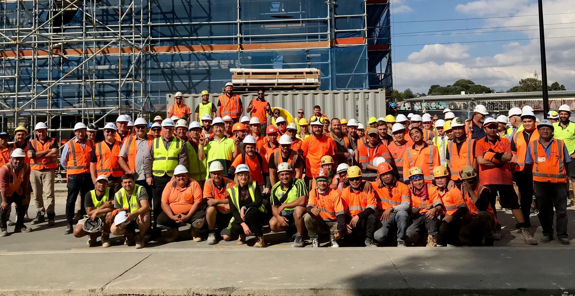 Roof shout celebration at Auckland development :: Kāinga Ora – Homes ...