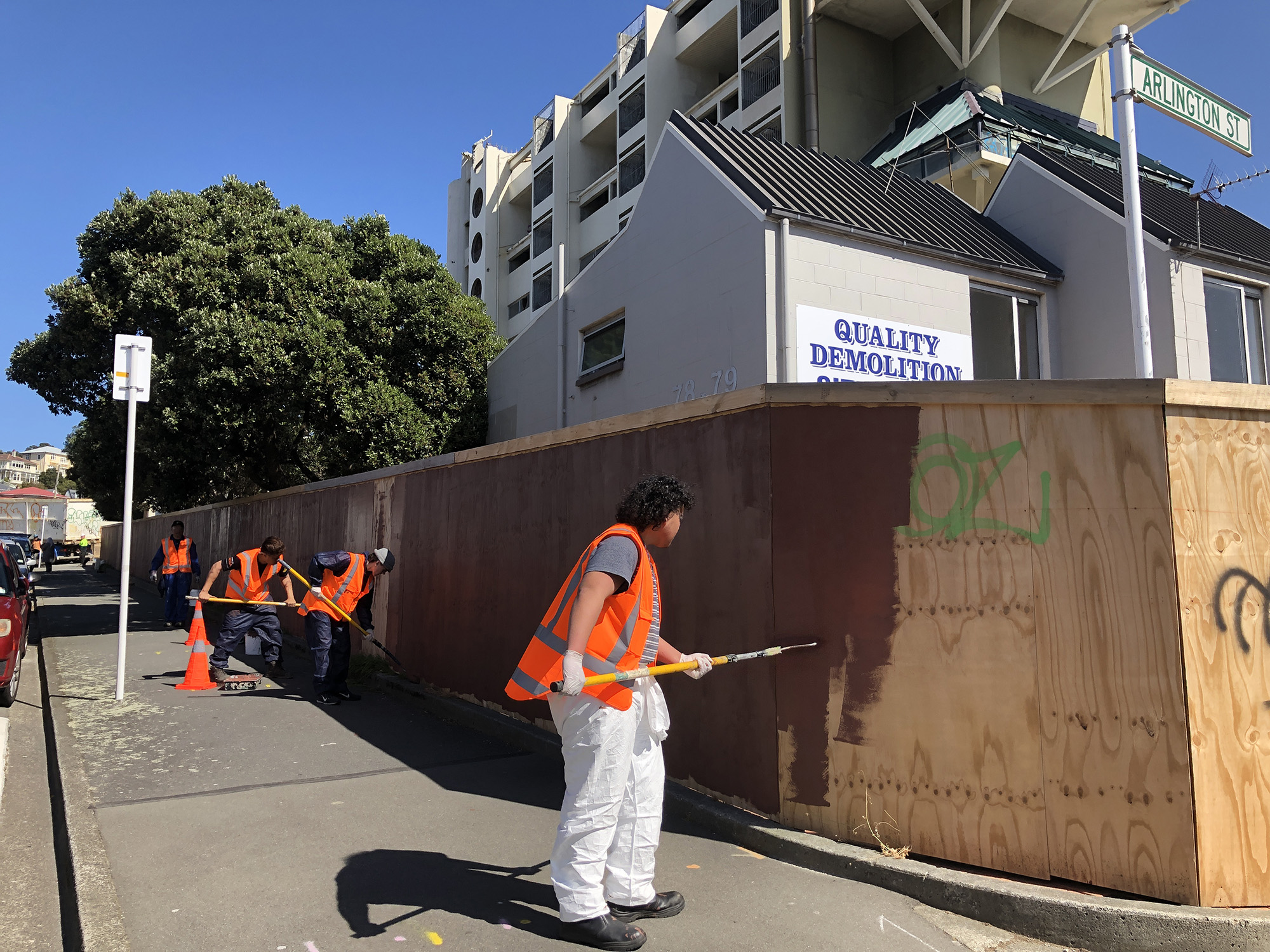 Team effort to stamp out graffiti :: Kāinga Ora – Homes and Communities
